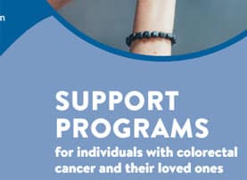 Support Program Trifold - Colorectal Cancer Canada